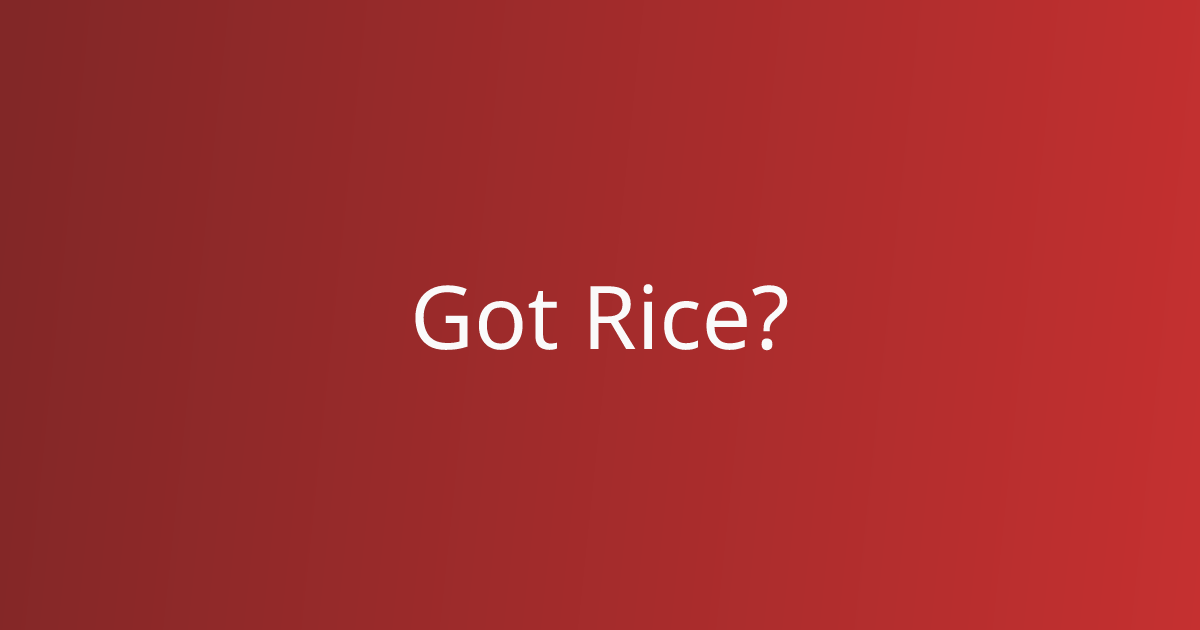 Order Authentic Asian Online | Got Rice? - Pickup Available